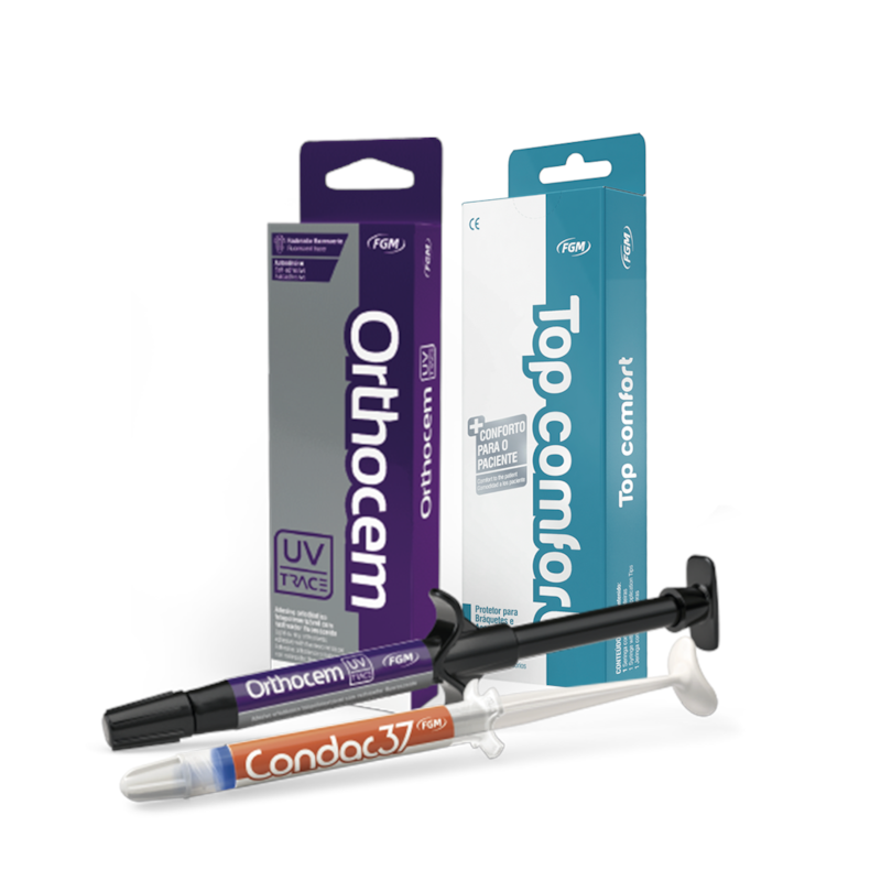 ADESIVO ORTHOCEM UV TRACE KIT FGM - ODONTO MASTER