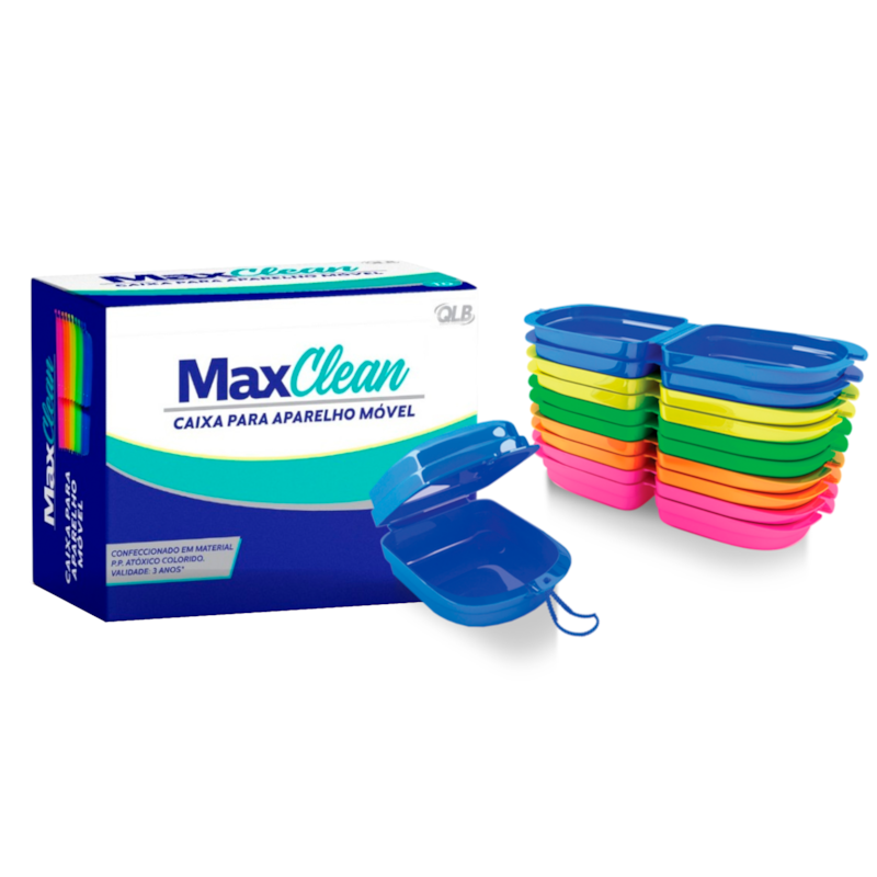 Caixa para Aparelho Ortodôntico Colorida - MAXCLEAN | Produto Odontológico Profissional – Odonto ...