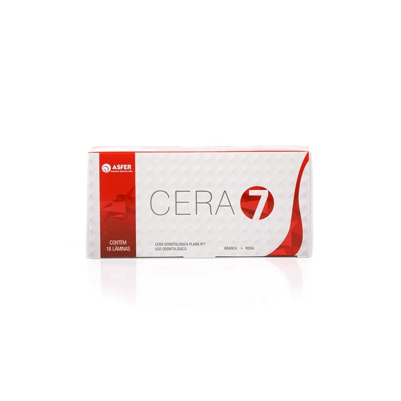 Cera Plana 7 Rosa - ASFER - Odonto Master