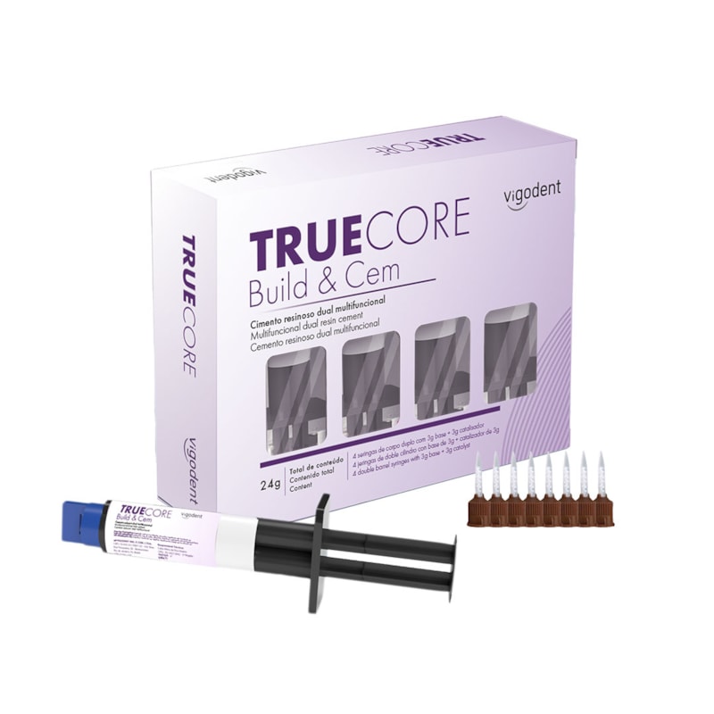 Cimento Resinoso Dual True Core Bleach Reposição - VIGODENT - Odonto Master