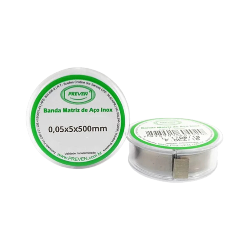 Fita Banda Matriz Metálica - Preven - Odonto Master