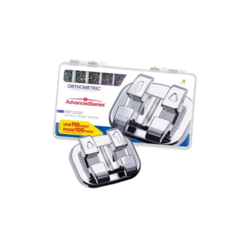 Kit de Bráquete Metálico MBT Advanced com Gancho Roth 022 Pague 100 ...