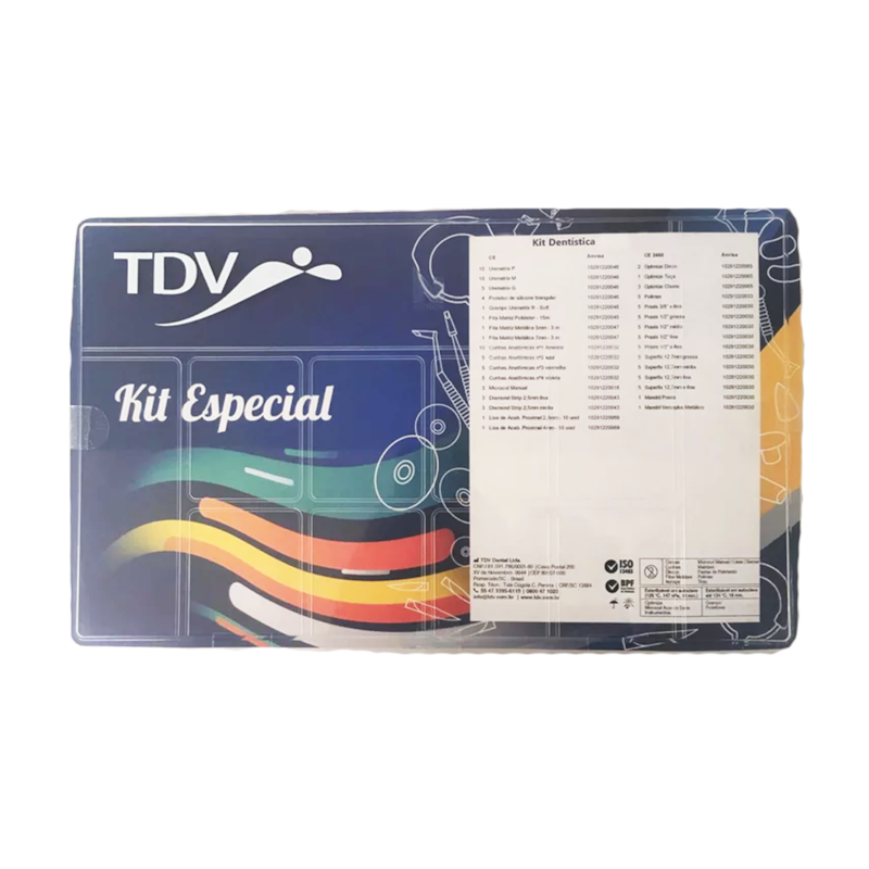 KIT DENTÍSTICA CESUPI TDV - ODONTO MASTER