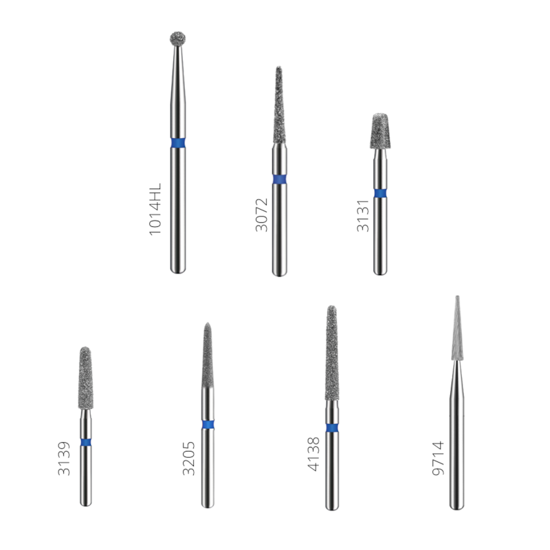 Kit Invicta IOA preparo INLAY e ONLAY - AMERICAN BURRS - Odonto Master