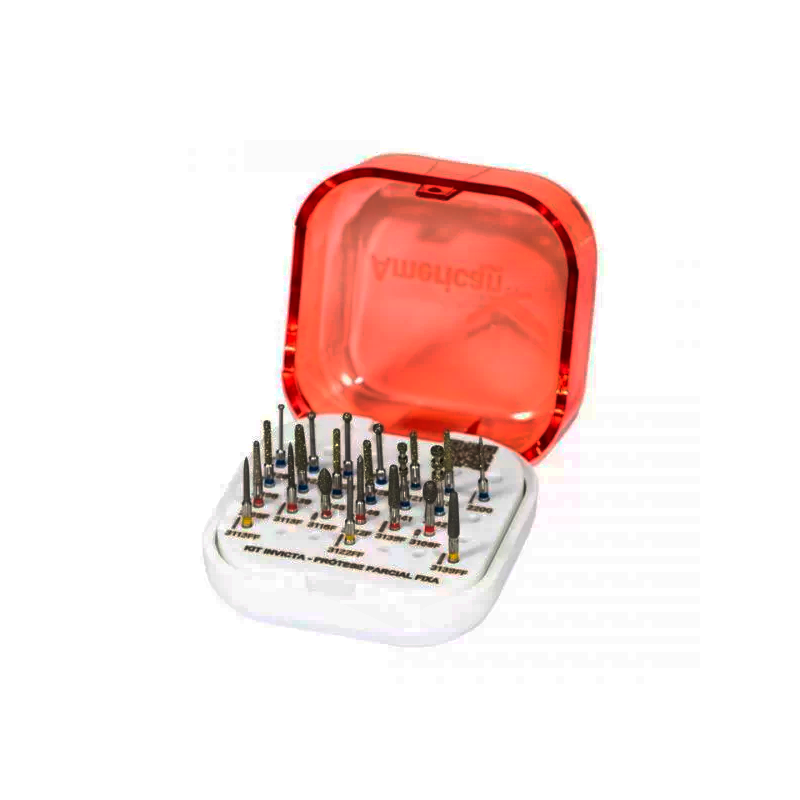 Kit Protese Parcial Fixa - AMERICAN BURRS - Odonto Master