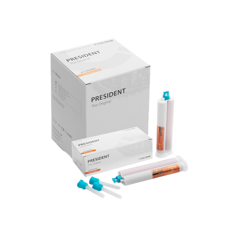 SILICONE DE ADIÇÃO PRESIDENT PUTTY + HEAVY BODY - COLTENE - Odonto Master