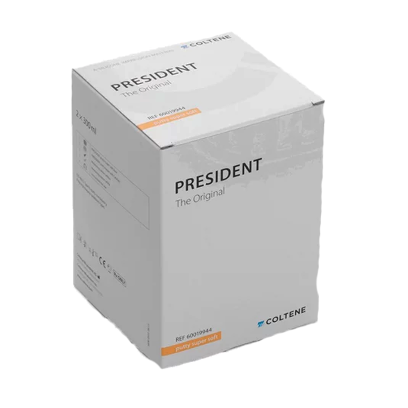 SILICONE DE ADIÇÃO PRESIDENT PUTTY SUPER SOFT - COLTENE - Odonto Master